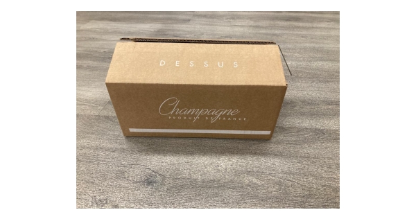 Carton vrac pour 6 demi-bouteille Kraft | Viticlic