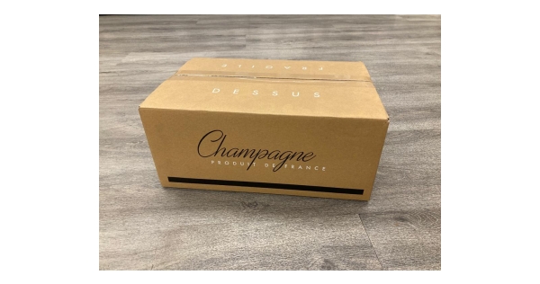 Carton vrac pour 6 bouteilles Kraft Bulles | Viticlic